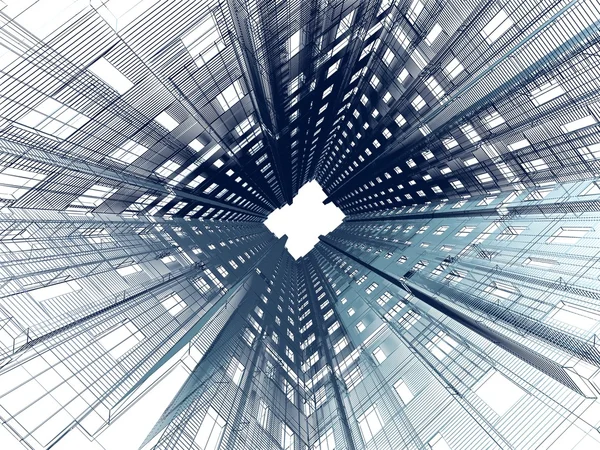 Abstract modern building. Stock Photo by ©3DDock 27096195