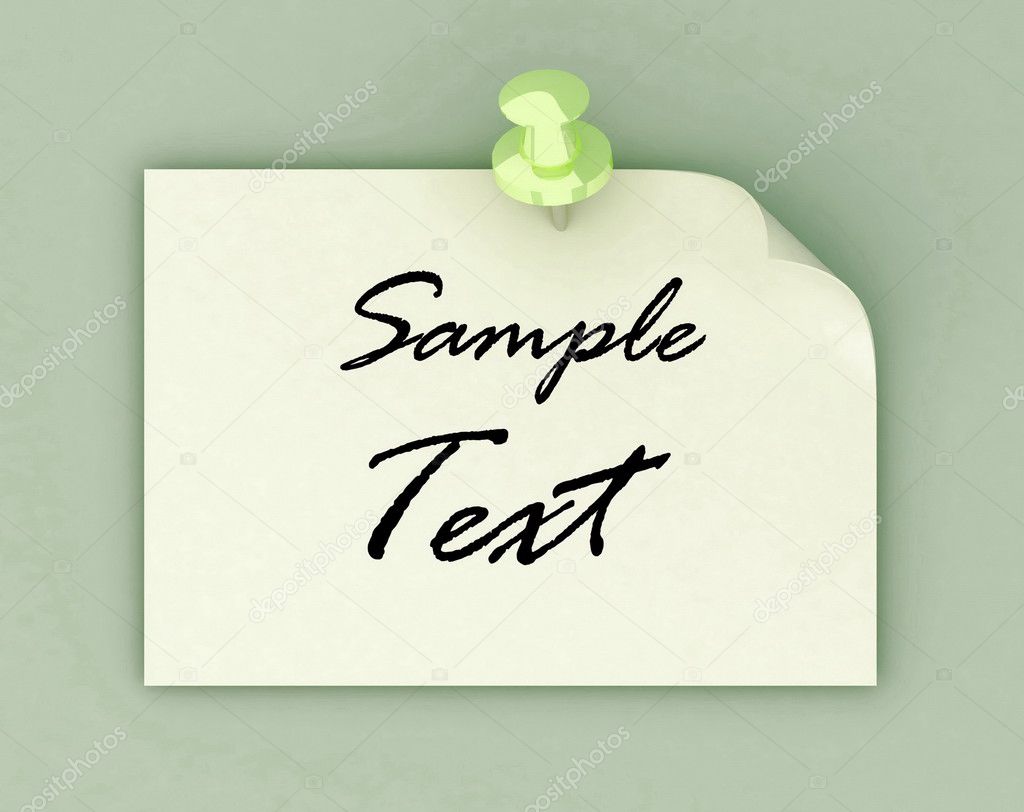 El papel de nota — Foto de stock © 3DDock #9324383