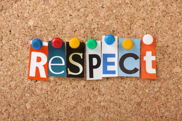 Respect Letters — Stock Photo © thinglass #9732431