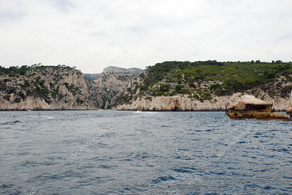 Calanques between Cassis and Marseille — Stock Photo © danielphoto #8504480