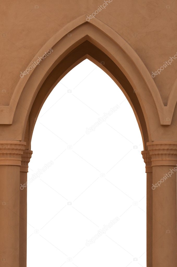 Arabic arch isolated Stock Photo by ©Loya-ya 8986314