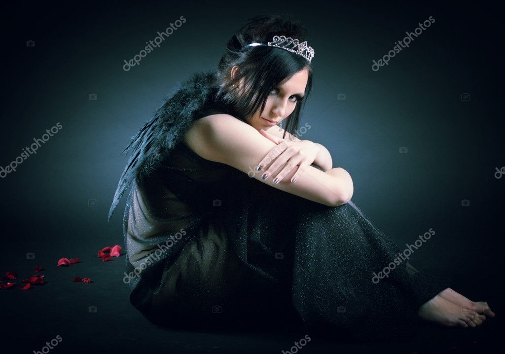 The black angel — Stock Photo © Yanish83 #8774390