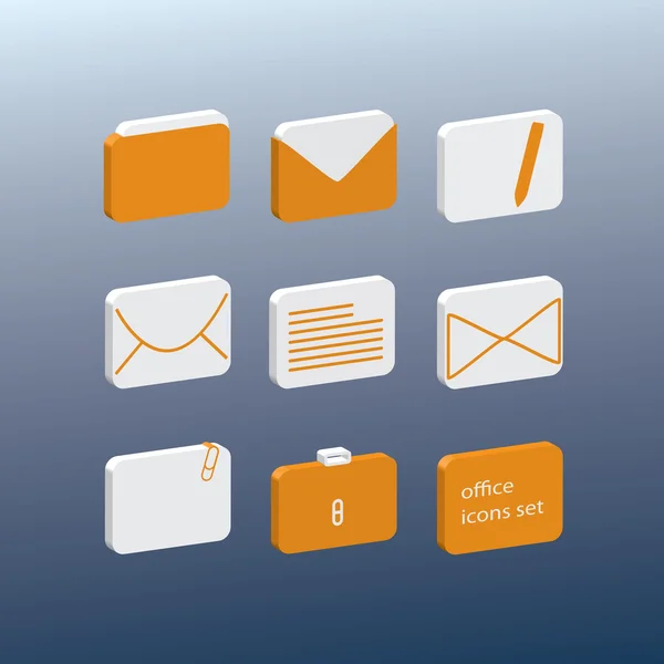 Office icons 3d Vector Art Stock Images | Depositphotos
