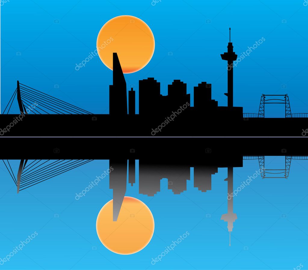 Rotterdam Stock Vector Image by ©compuinfoto #8455693