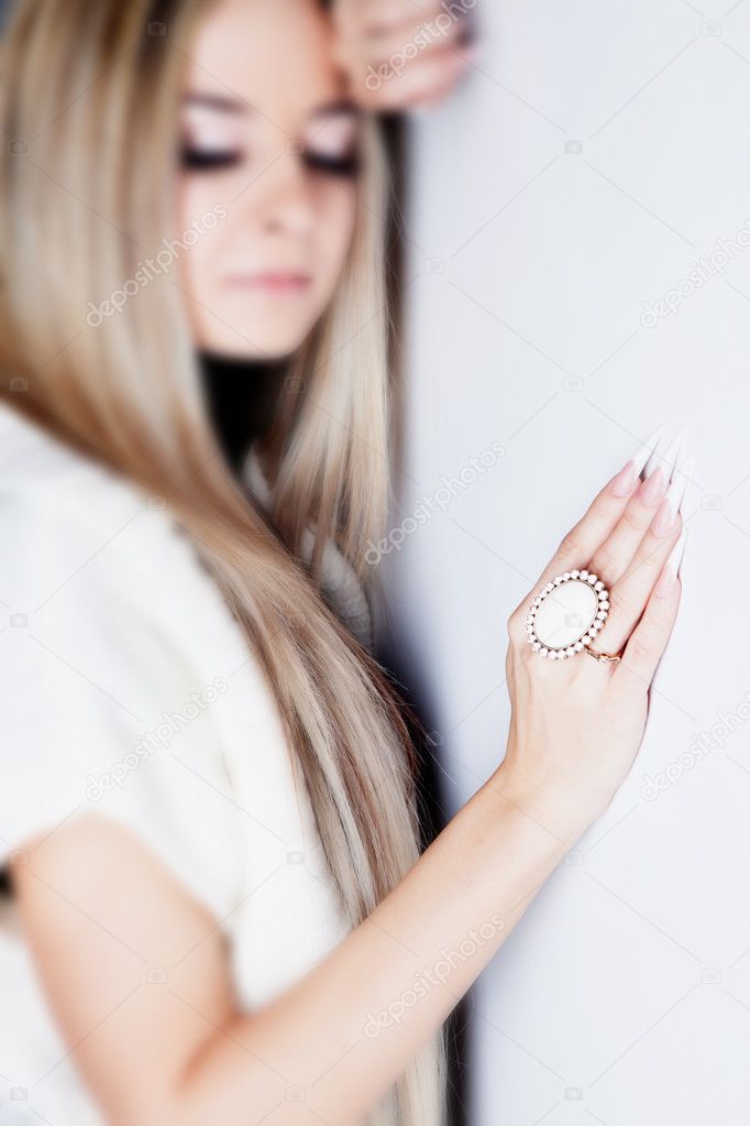 Lady portrait with ring Stock Photo by ©kirill_grekov 9686423