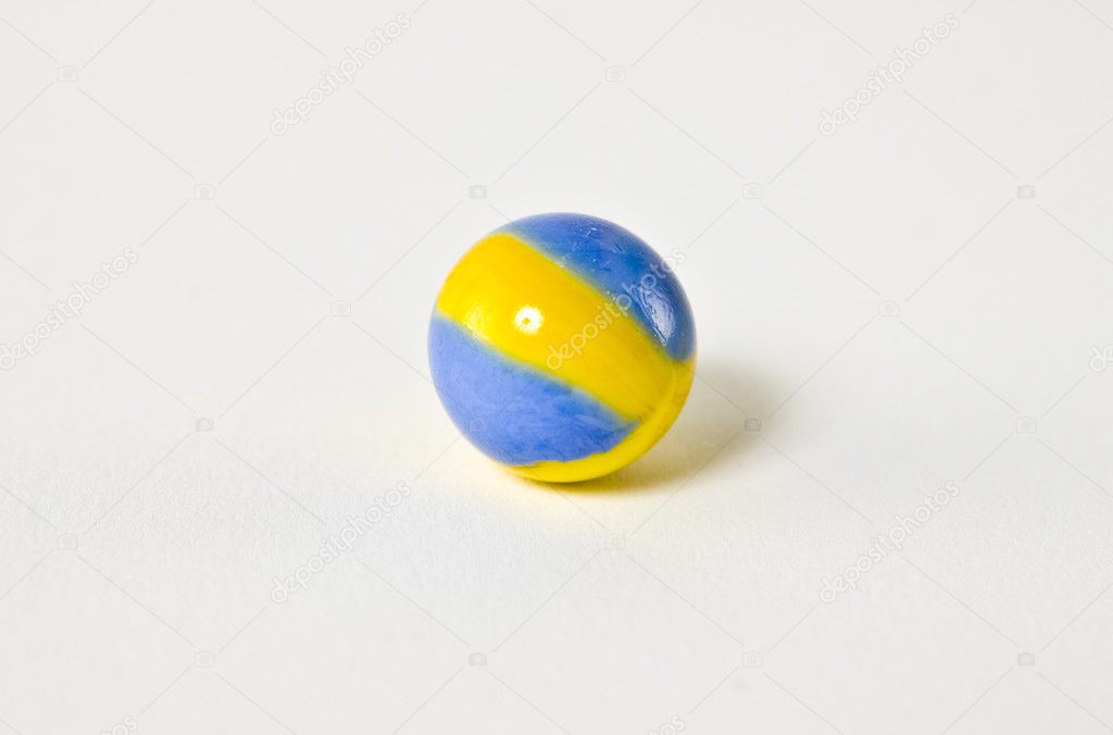 Blue and yellow swirl marble Stock Photo by ©marionbirdy 8675679