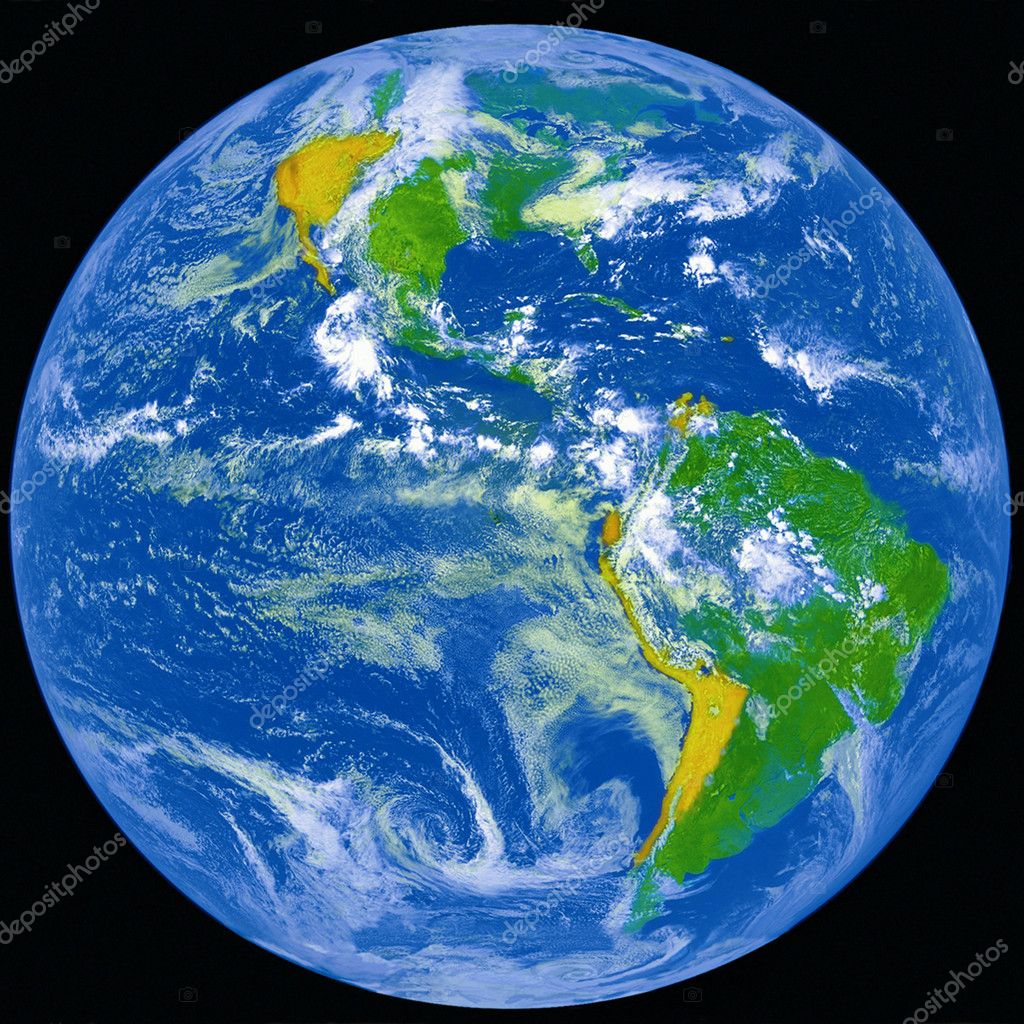 Earth from outer space. — Stock Photo © iofoto #9366935