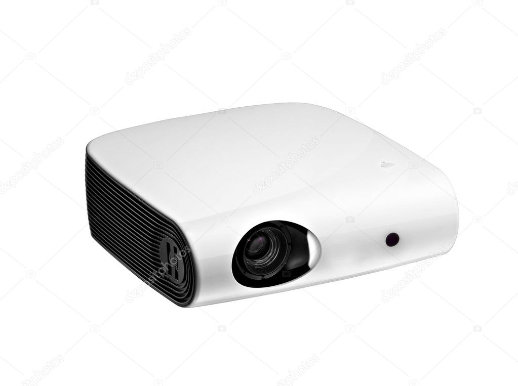 White multimedia projector Stock Photo by ©ozaiachinn 8550710