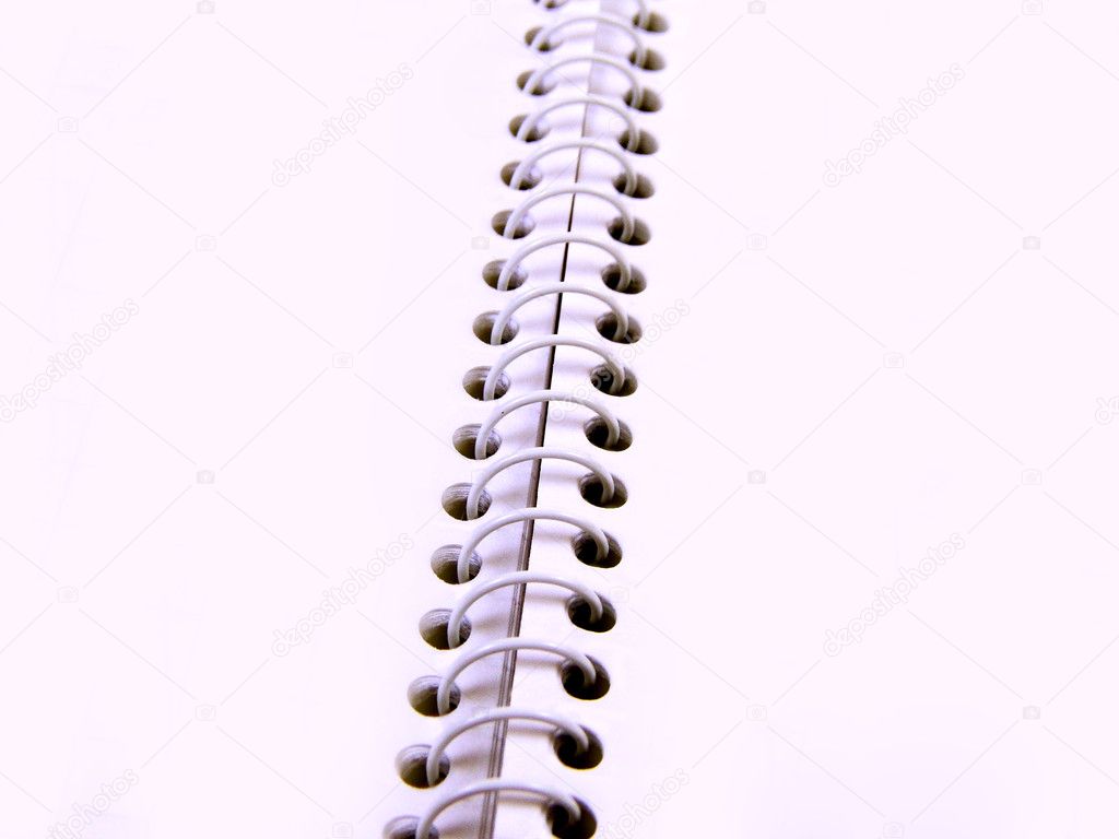 Blank background. paper spiral notebook Stock Photo by ©ozaiachinn 8643499