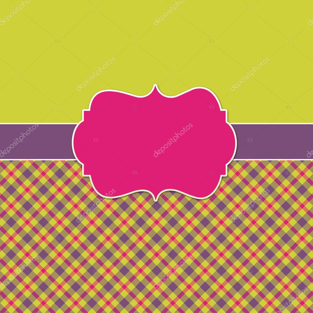 Colorful & Plaid Background Template Stock Photo by ©StayceeO 10033771