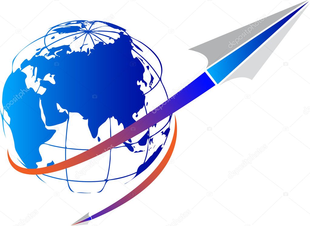 Fly world — Stock Vector © magagraphics #9879028