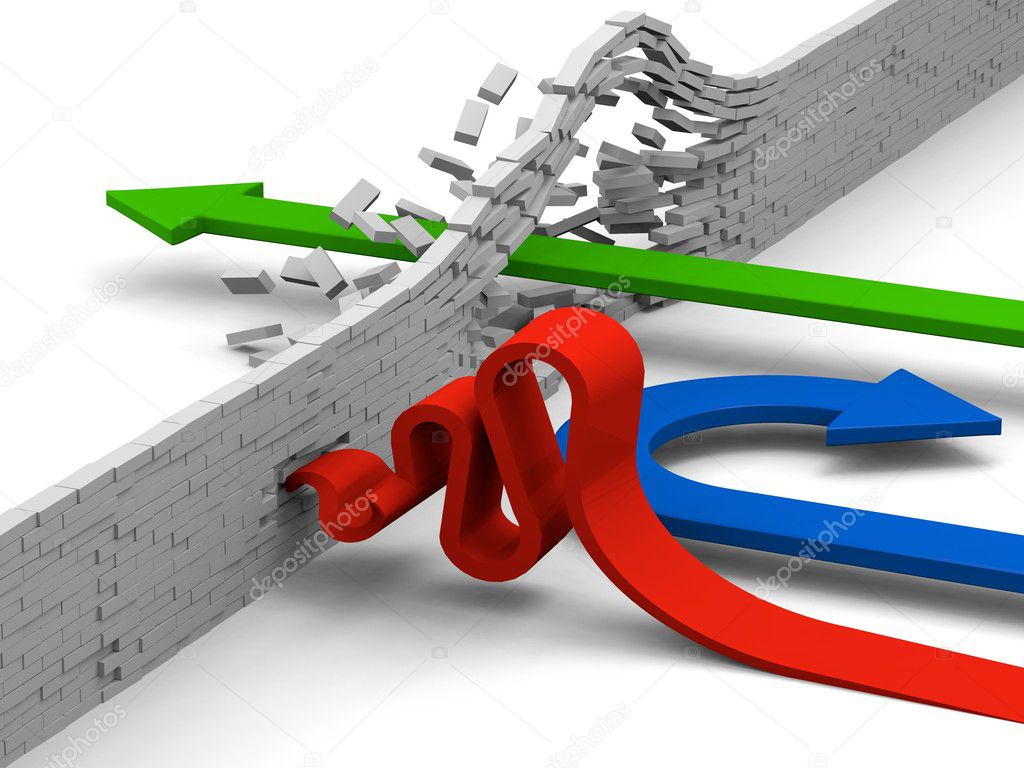 Getting through obstacle — Stock Photo © tom.griger #8744521