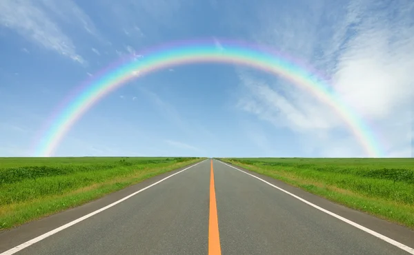 Rainbow road Stock Photos, Royalty Free Rainbow road Images | Depositphotos