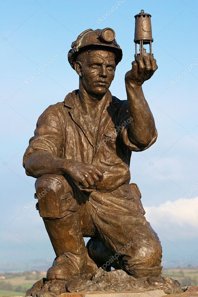 Miners Statue — Stock Photo © jools123 #10408636
