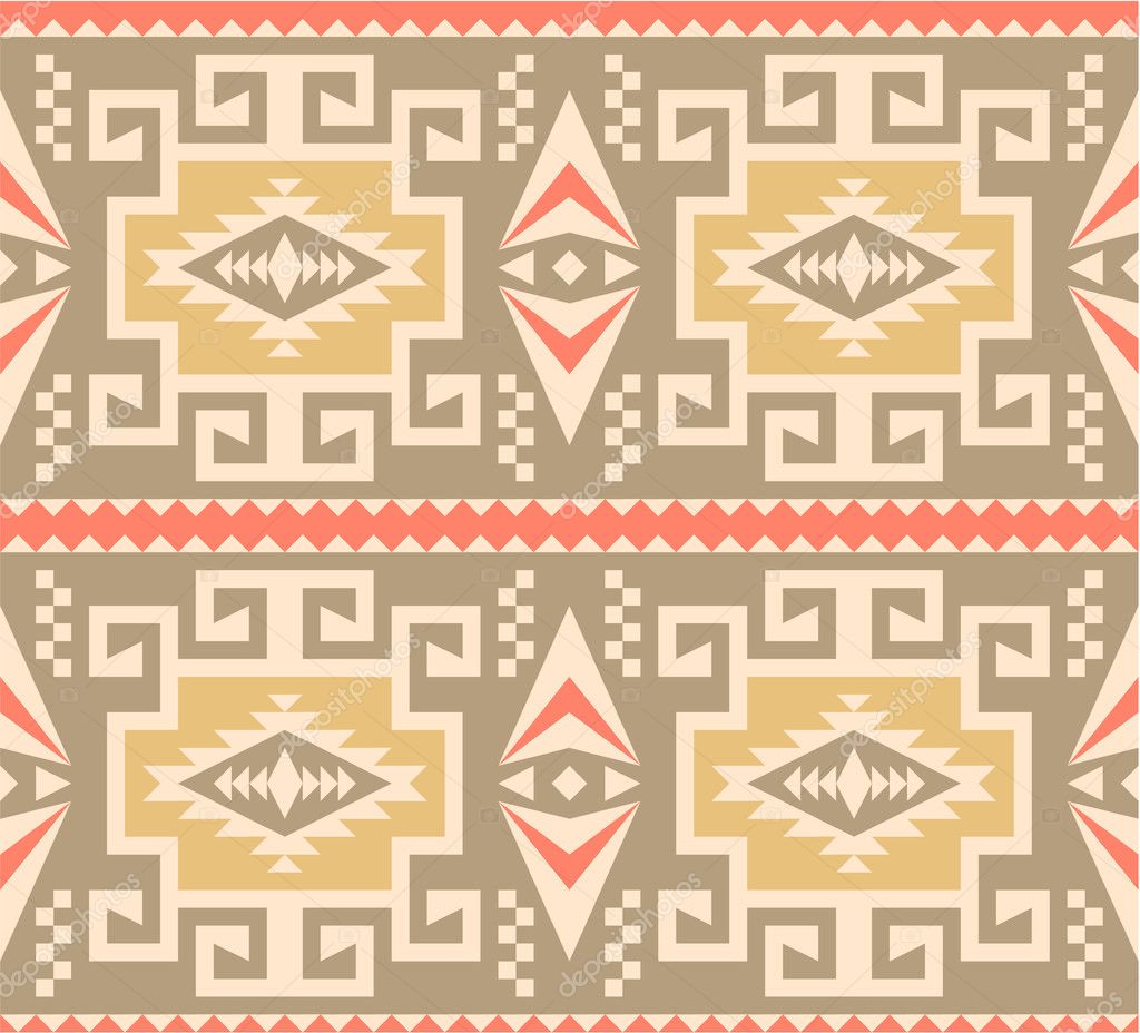 Seamless pattern in peruvian style — Stock Vector © radiocat #10379241