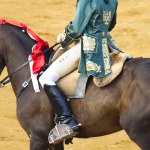 Corrida. Matador Fighting in a typical Spanish Bullfight — Stock Photo ...