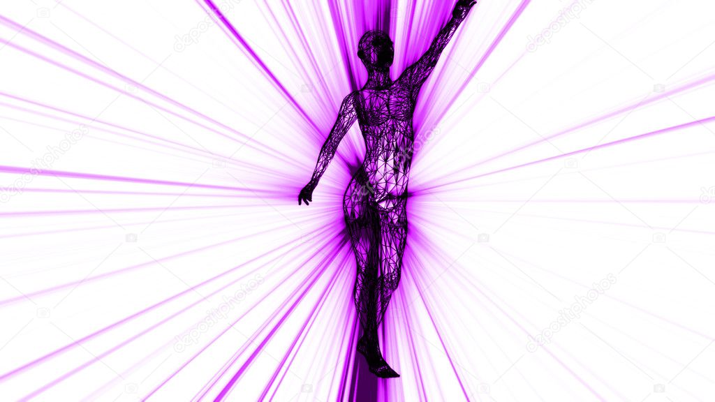 Body light. Conceptual art Stock Photo by ©outsiderzone 8794607