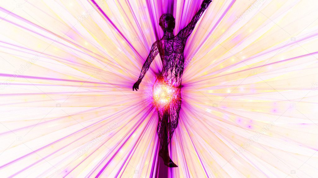 Body light. Conceptual art Stock Photo by ©outsiderzone 8794619