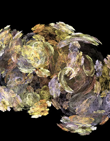 Green flame clover symbol of a St Patrick day on dark background ...