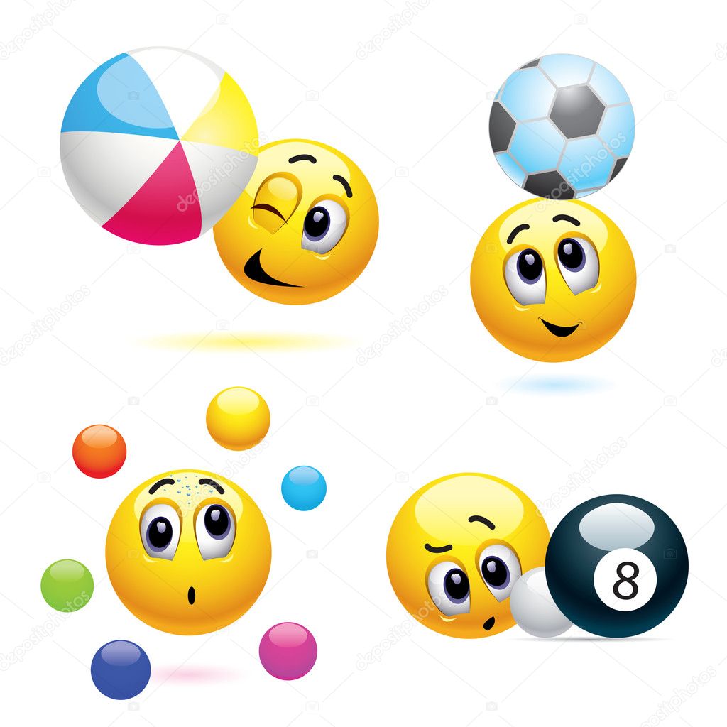 Smiley — Stock Vektor © dejanj02 #8842751