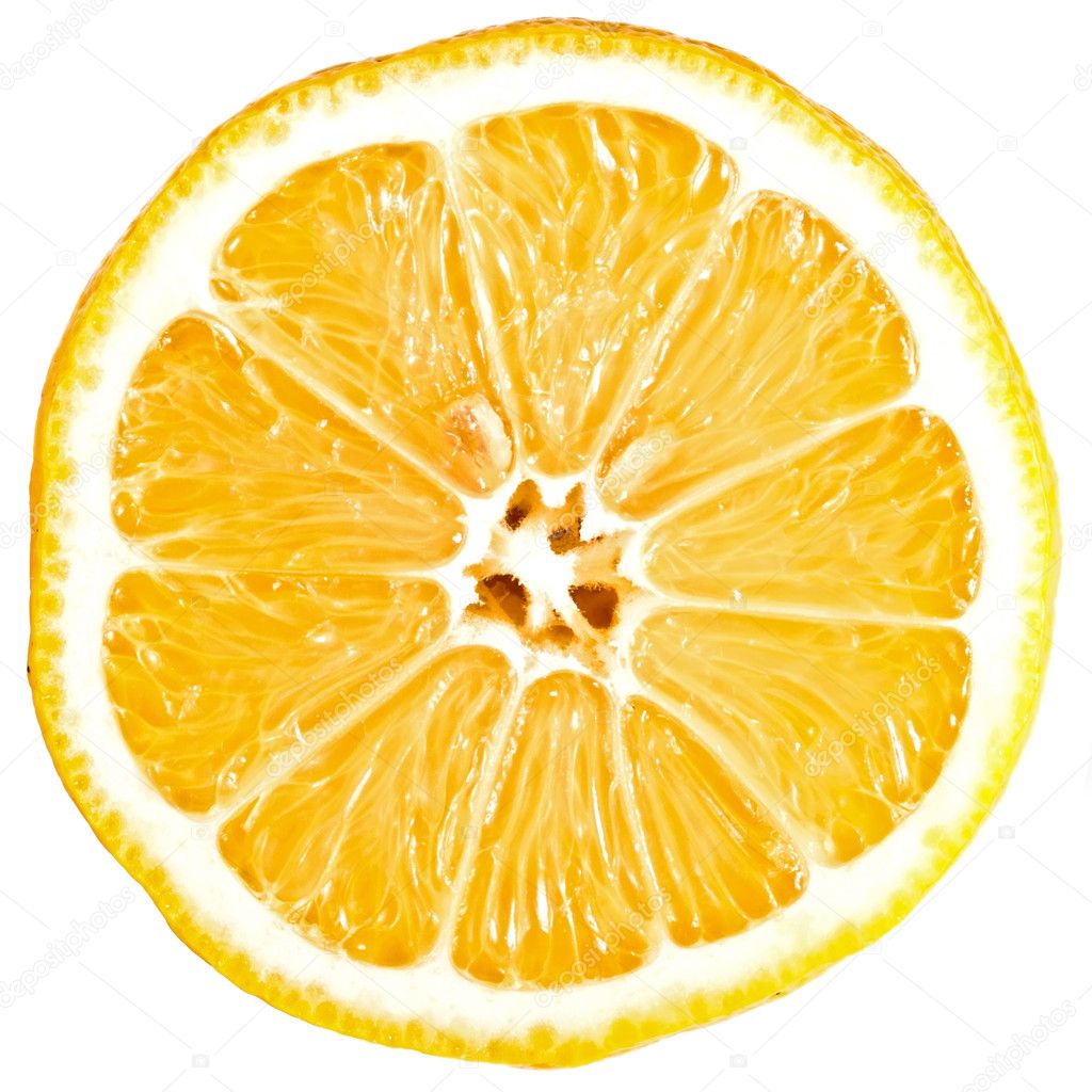 Zitrone-Querschnitt — Stockfoto © rrrneumi #8815826