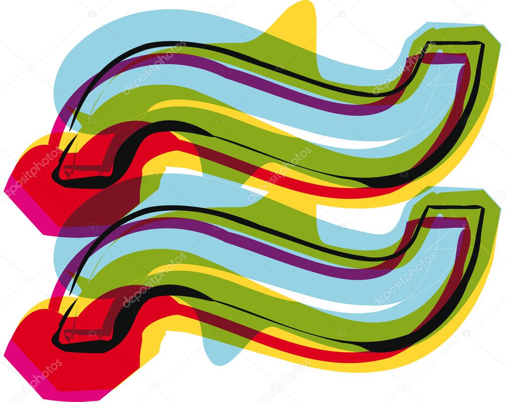 Colorful font. Vector illustration Stock Vector by ©aroas 10226838