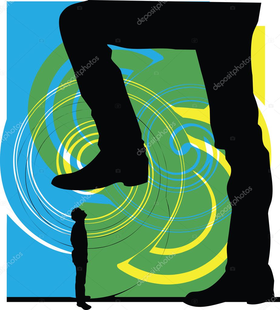 Man power. vector illustration Stock Vector Image by ©aroas #8903188