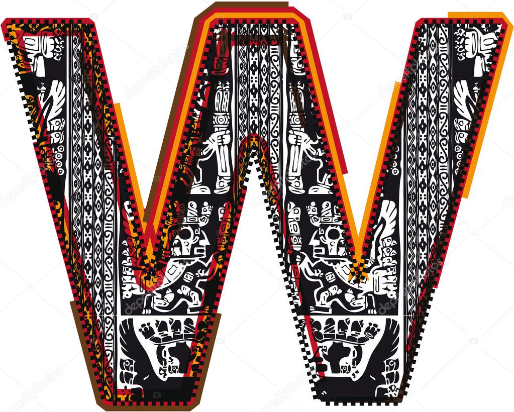 Incas fuente, vector de ilustración Vector de stock #9398642 de ©aroas