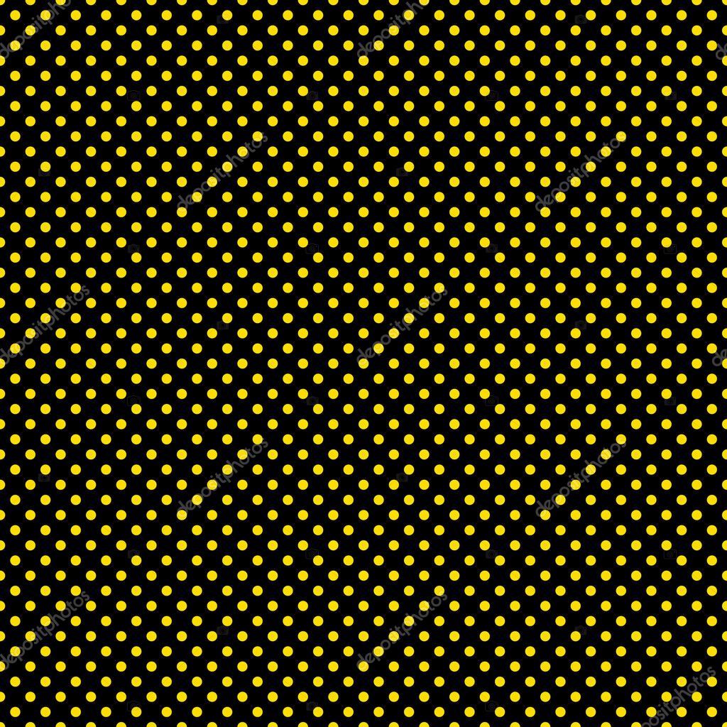 Seamless Yellow Dots on Black — Stock Photo © SongPixels #9351498