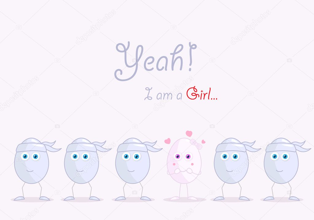 I am girl Stock Vector Image by ©rizwanali3d #9763490