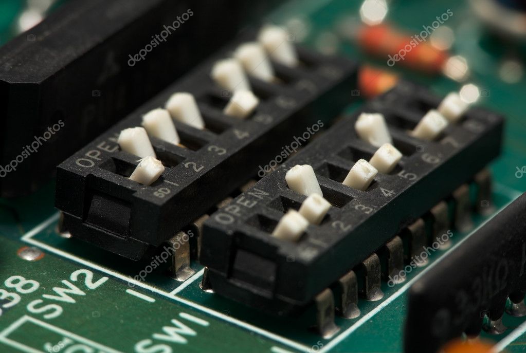 Electronics - micro switches Stock Photo by ©hkratky 9074370