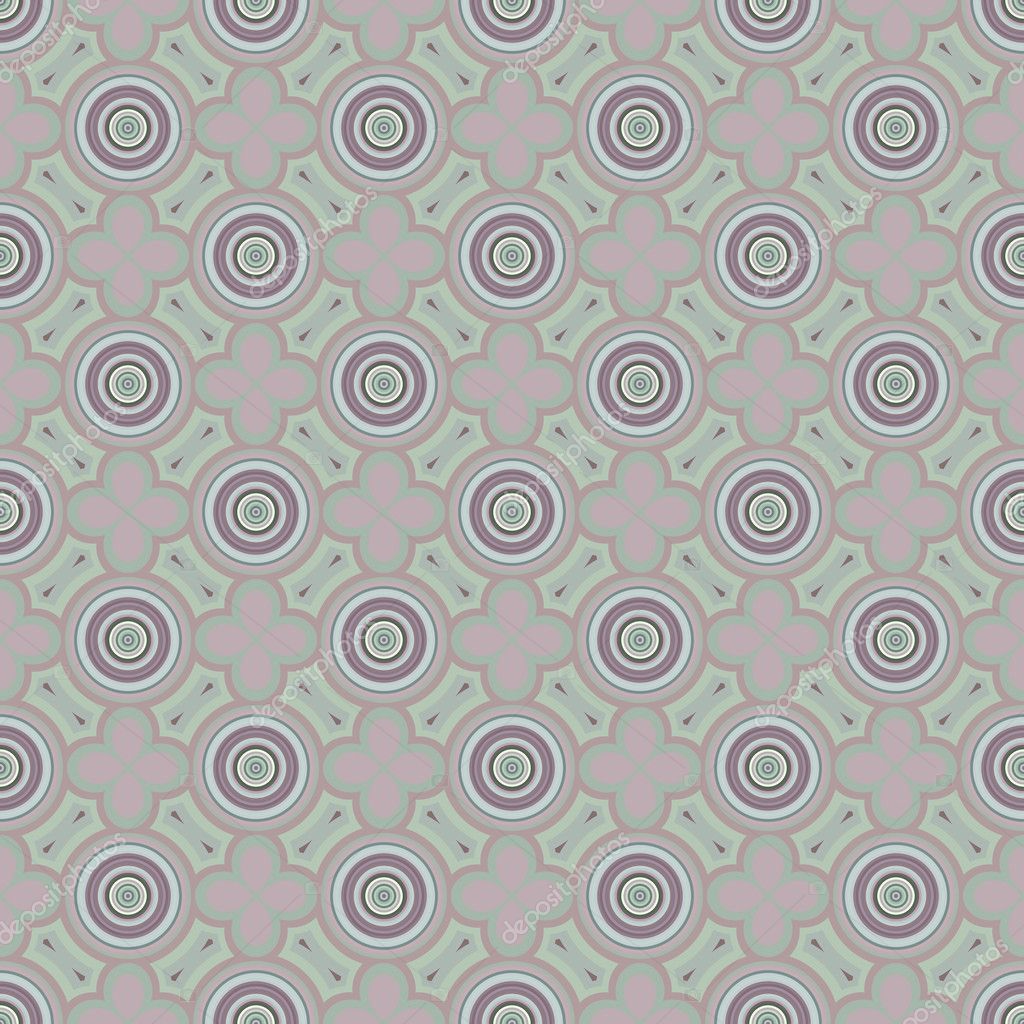 Geometric Retro Wallpaper Seamless Pattern — Stock Photo © brunoil #9719762