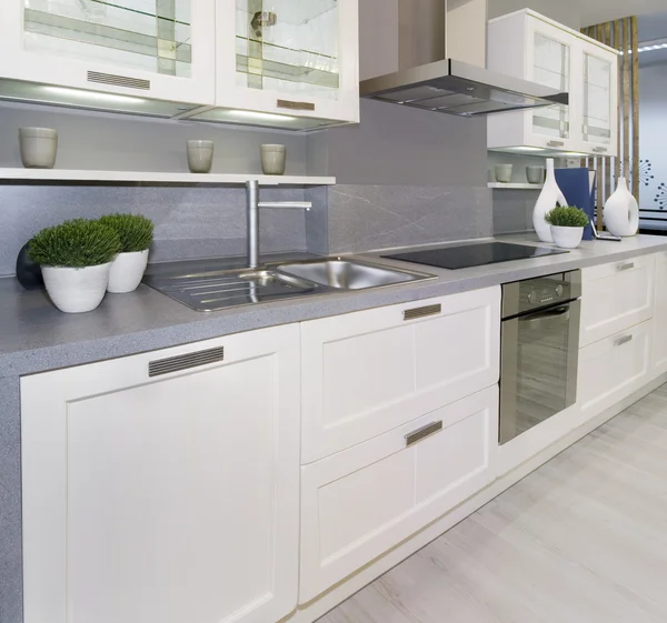 White kitchen - Stock Image - Everypixel