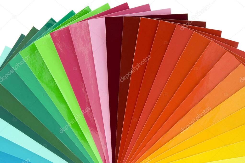 Color scale cutout — Stock Photo © Suljo #9821625