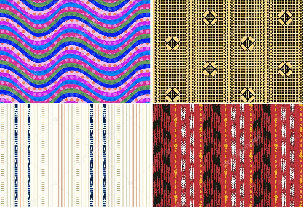 Abstract fabric pattern Stock Vector Image by ©pauljune #10091727