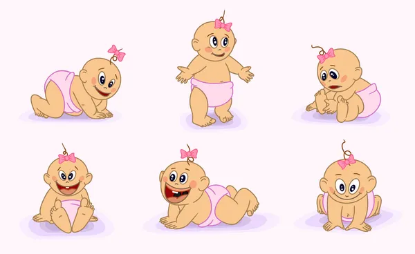 Many babies Vector Art Stock Images | Depositphotos