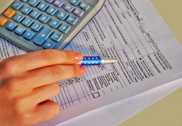 Income tax calculation — Stock Photo © cst21 #9728694