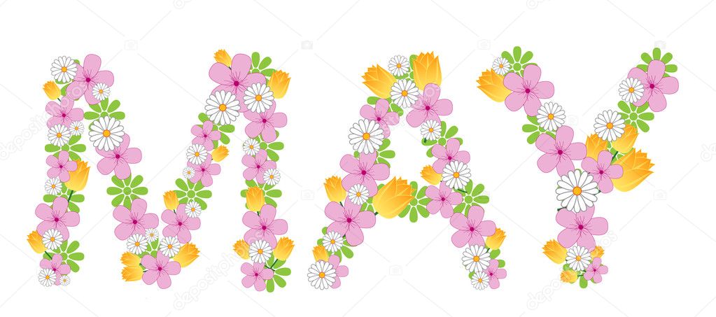 Maj månad — Stock vektor #9802719