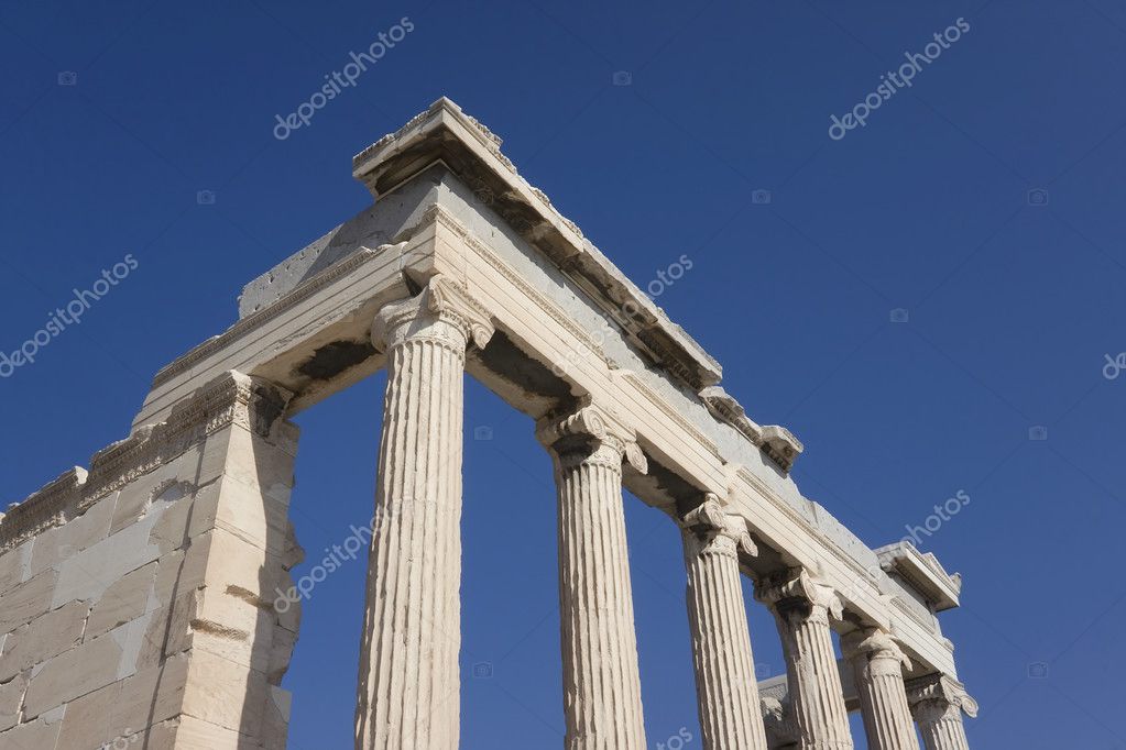 Ancient Ruins Of The Acropolis — Stock Photo © Kacpura #9370639