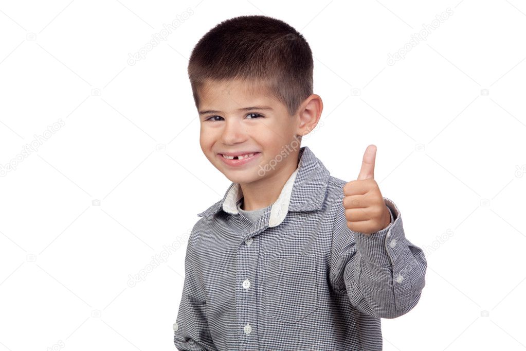 Funny baby saying Ok ⬇ Stock Photo, Image by © Gelpi #9274033