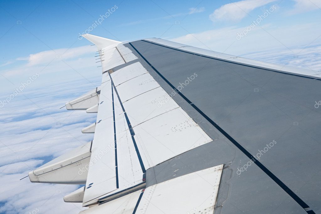 Airplane wing — Stock Photo © Gelpi #9439230