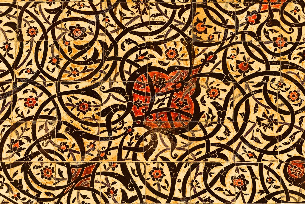 Highly detailed background with oriental ornaments Stock Photo by ...