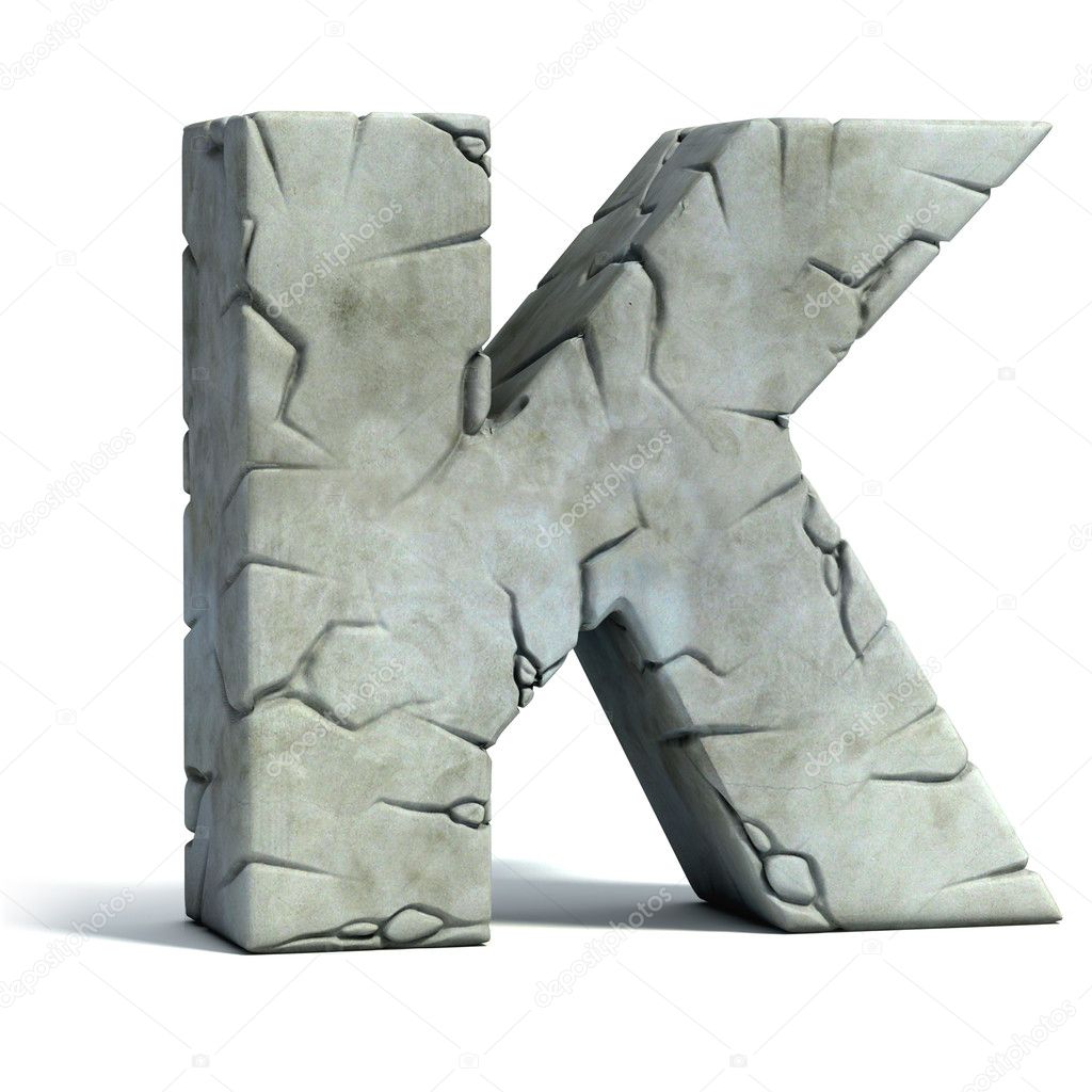 How To Draw 3d Letter K