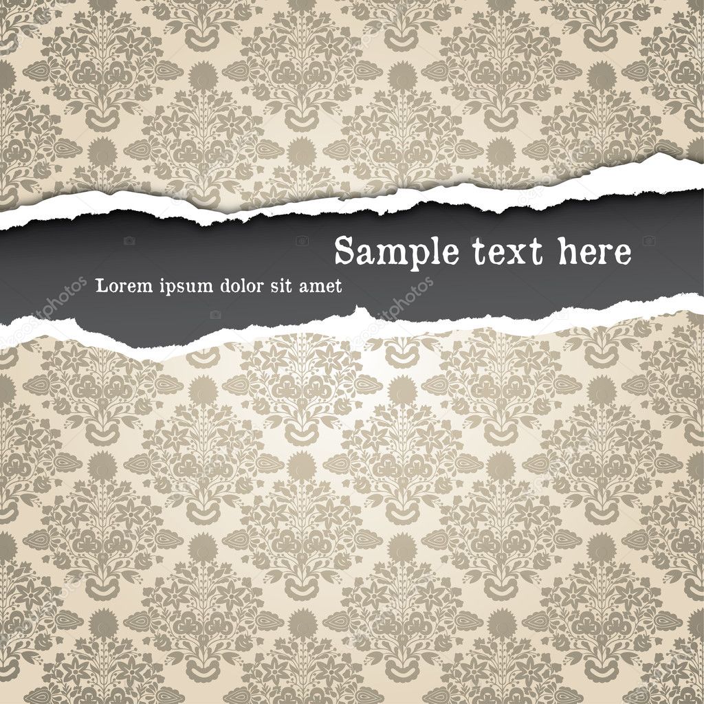 Luxury gold ripped background Stock Vector Image by ©kaktus2536 #10457565