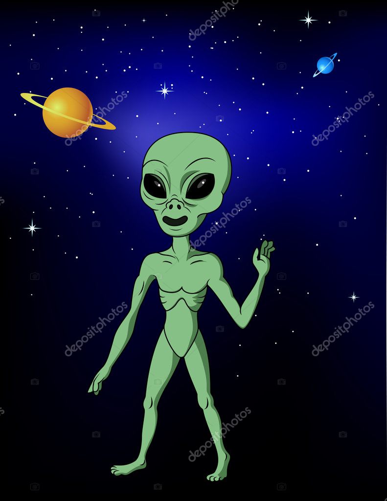 Allien Stock Vector Image by ©idesign2000 #10353094