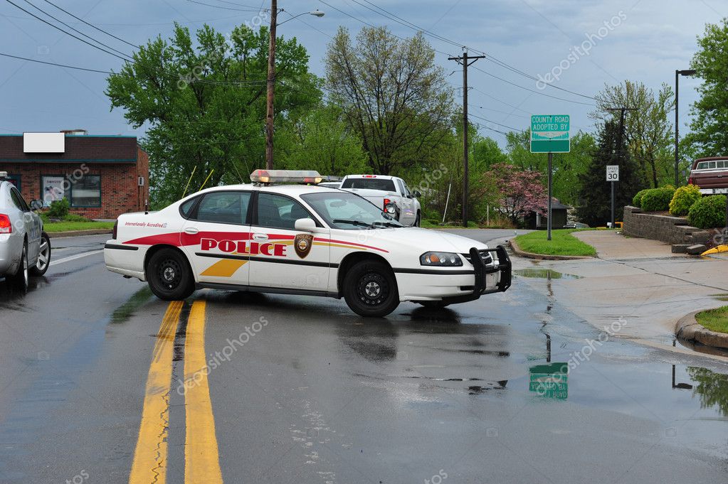 Police blockade – Stock Editorial Photo © martyhaas #10211443