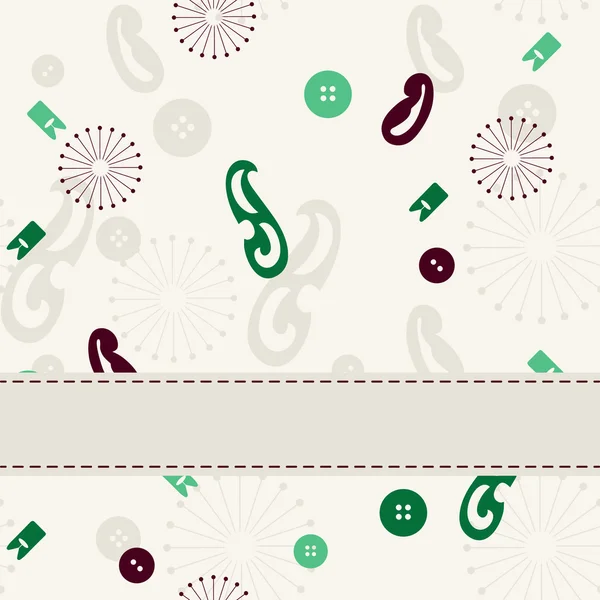 Sewing Seamless Background Vector Art Stock Images Depositphotos