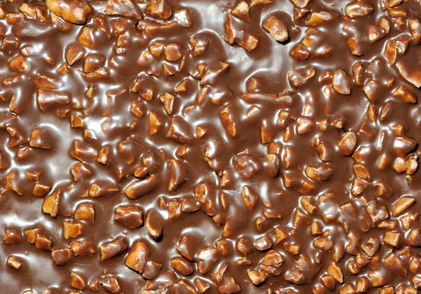 Texture of chocolate with nuts — Stock Photo © igorkovalcuk #10273992