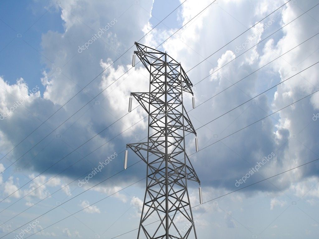Electricity tower. Stock Photo by ©megastorm 10012878