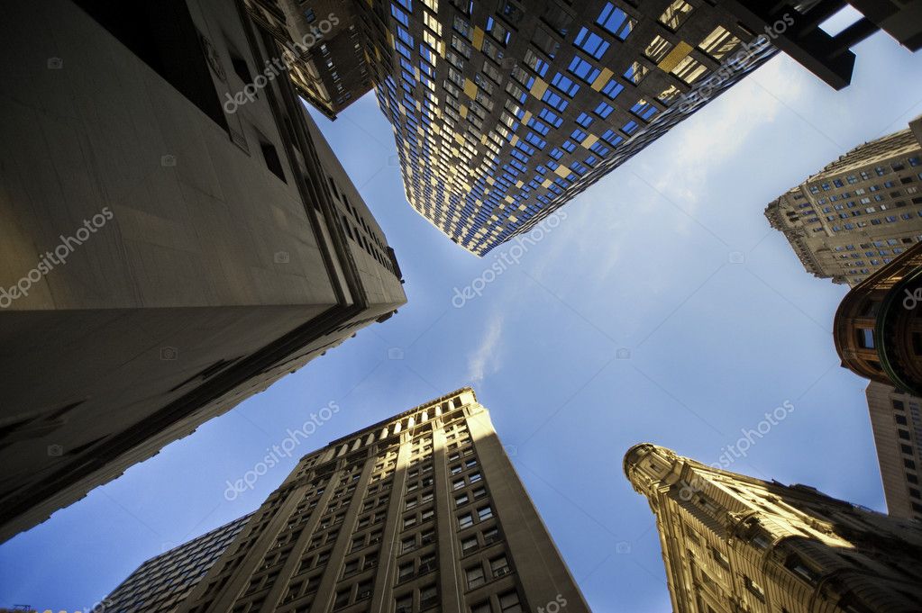 Upwards view of skyscrapers — Stock Photo © robertcrum #10330869